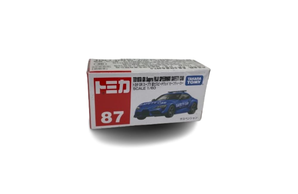 Tomica Toyota Supra GR Fuji Speedway Safety Car - GSB Toy Cars