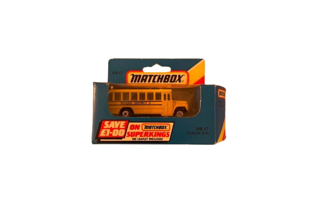 Matchbox MB47 School Bus - GSB Toy Cars